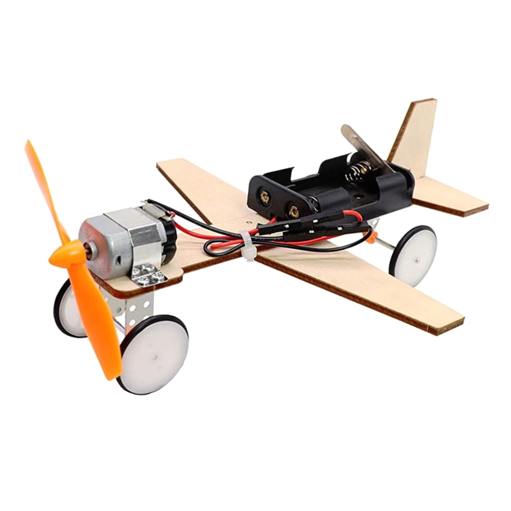 Homoyoyo Stem Toys DIY Aircraft Model Wood 1 Set - Walmart.com