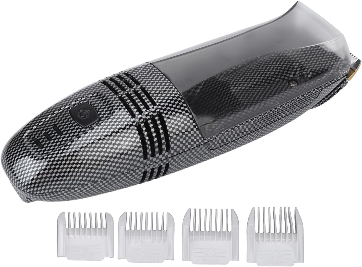 Diydeg Electric Hair Clipper, USB Recharge Light Vacuum Hair Trimmer ...