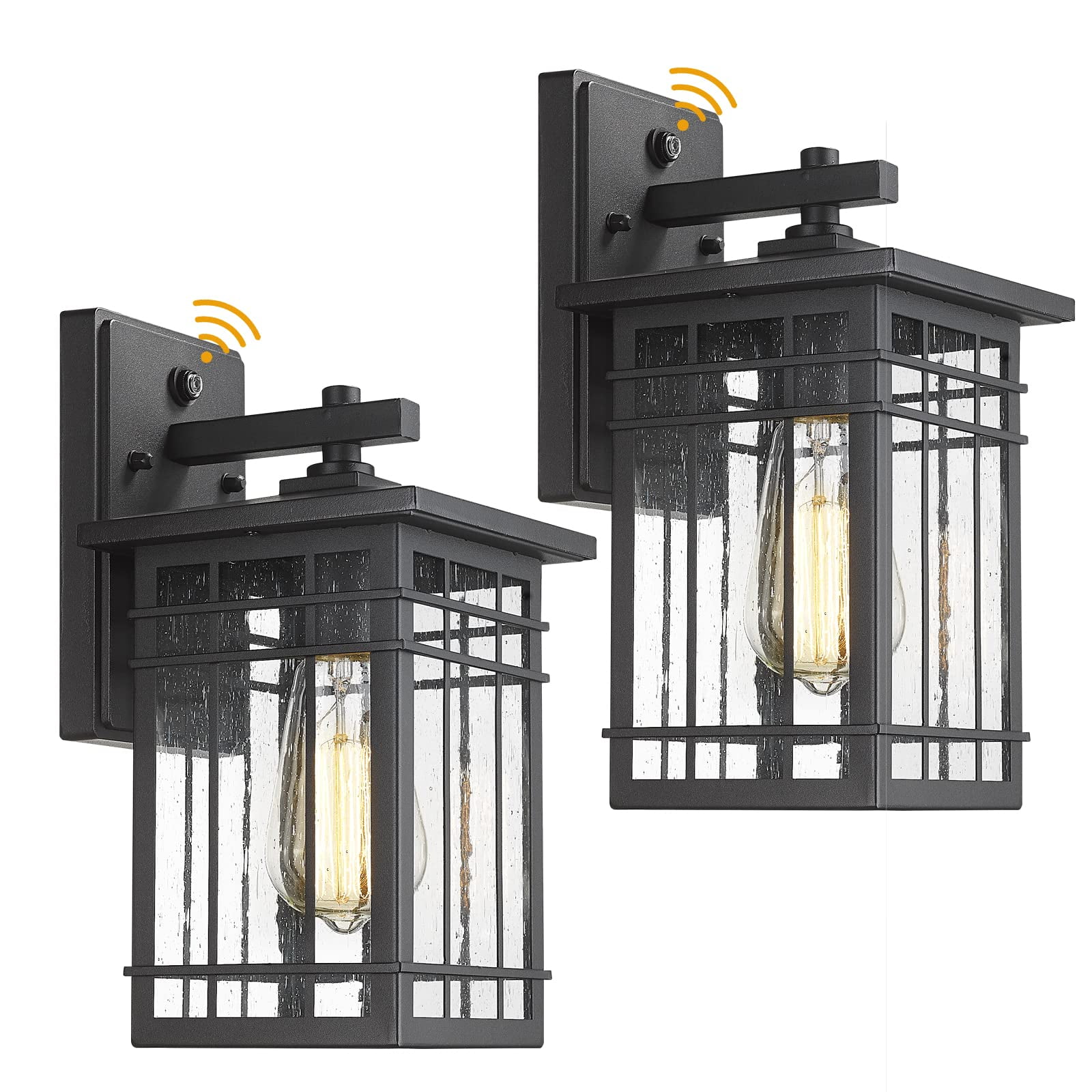 Diyel Dusk to Dawn Exterior Wall Lights, Outdoor Wall Lanterns Sensor ...