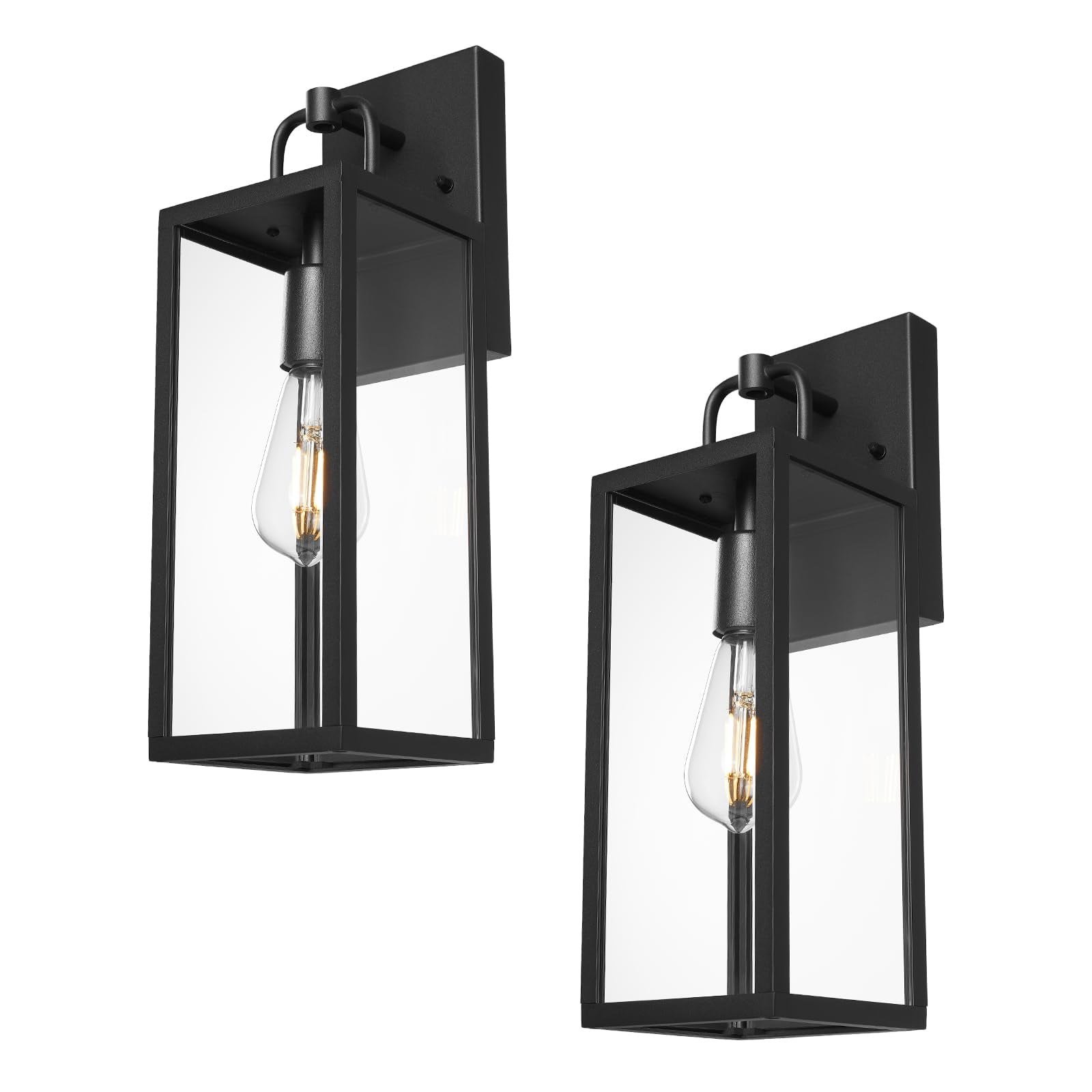 Diyel Outdoor Wall Sconce Lights, 16 Inch Tall Exterior Wall Light ...
