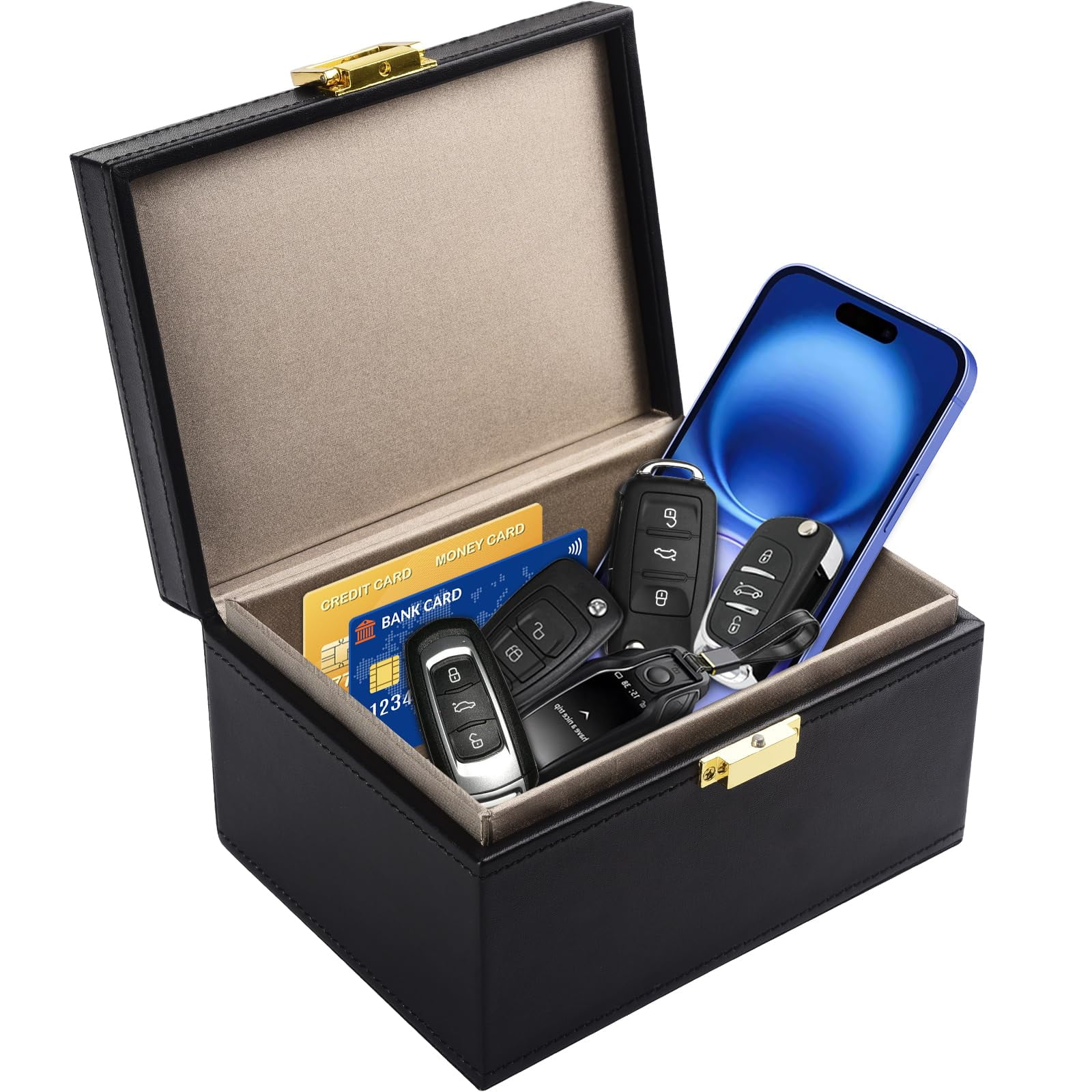 Diyife Faraday Box, RFID Box for Car Keys, Faraday Cage,Key Fob ...