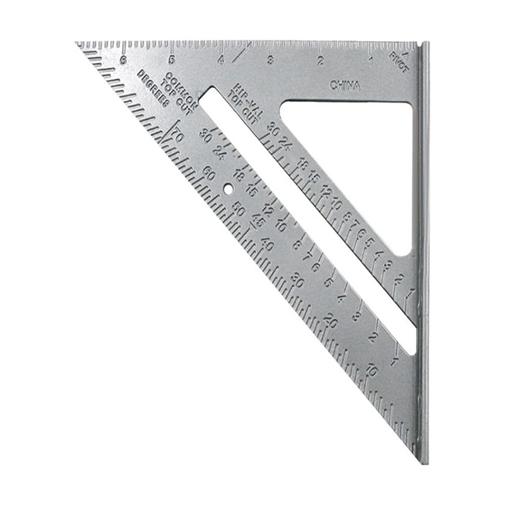 Diymore 7 Inch Imperial Triangle Ruler Rafter Square Protractor ...