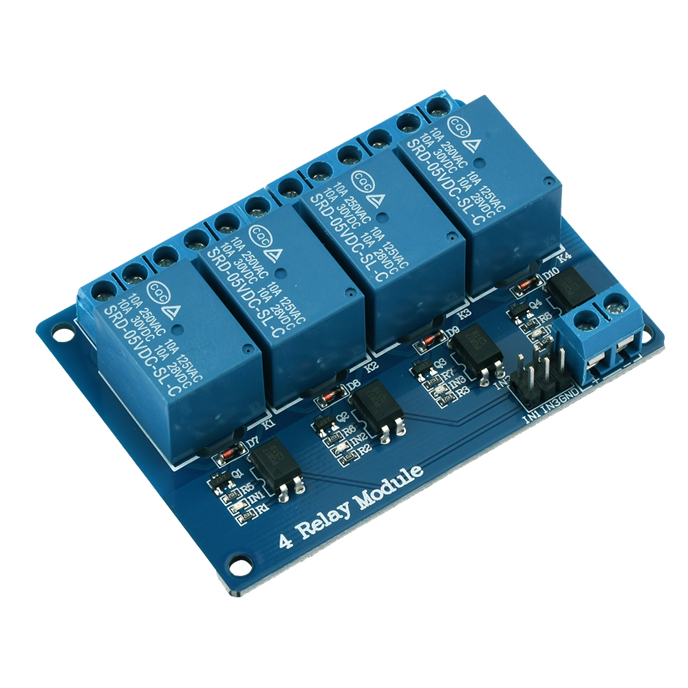 Diymore DC 12V Relay Module 4 Channel Relay Board Shield with ...