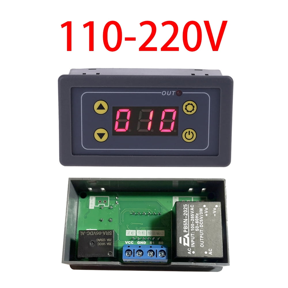 Diymore Delay Relay Module 5v 12v 24v Timer Relay 0 01s 999min Digital