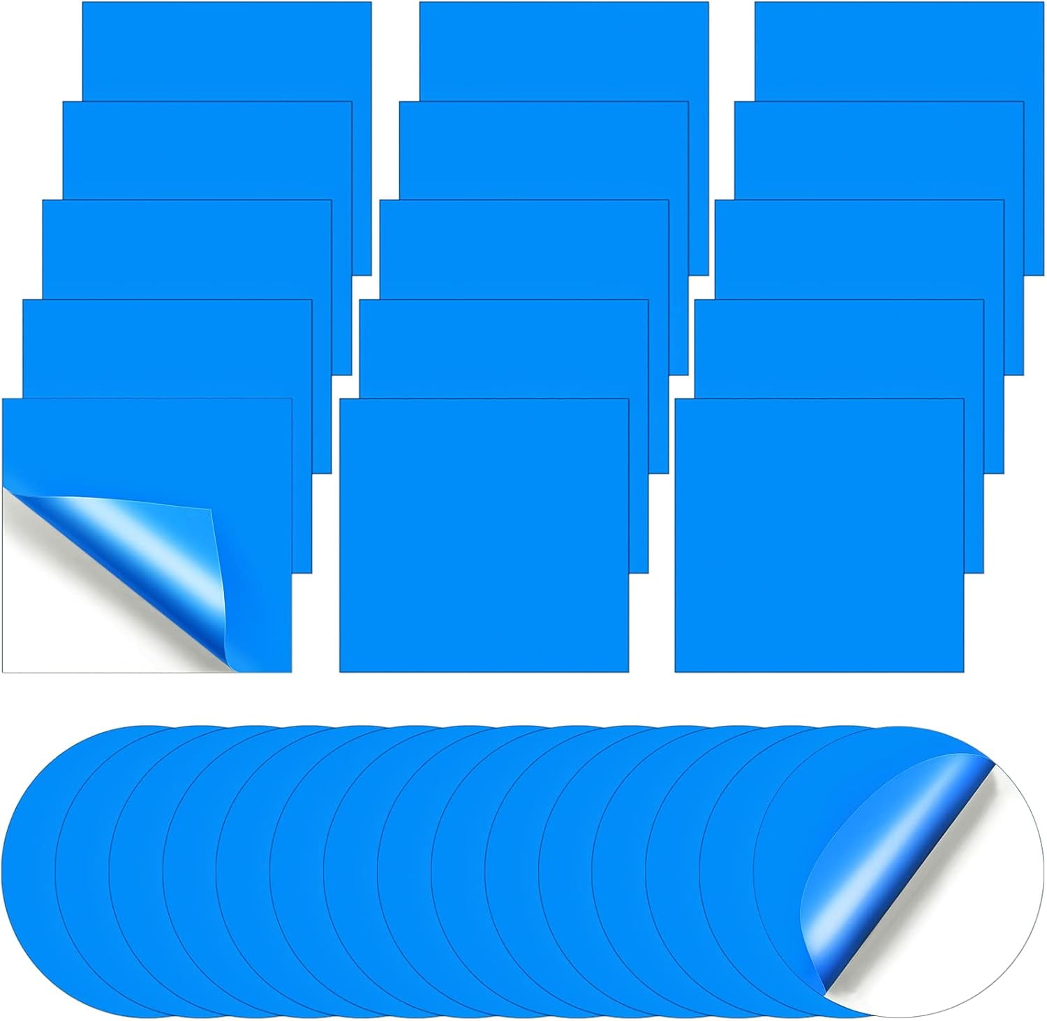 DizeyBoyo 30 Pcs Pool Patch Repair Kit PVC Vinyl Pool Liner Patch Self ...