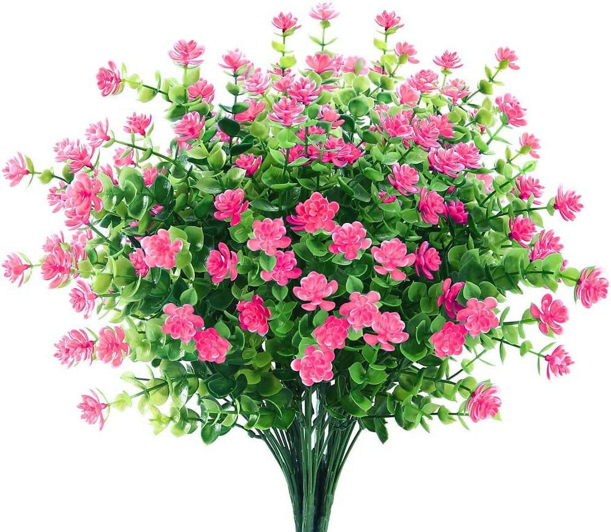 DizeyBoyo Artificial Flowers Fake Outdoor Flower Arrangements Cemetery ...