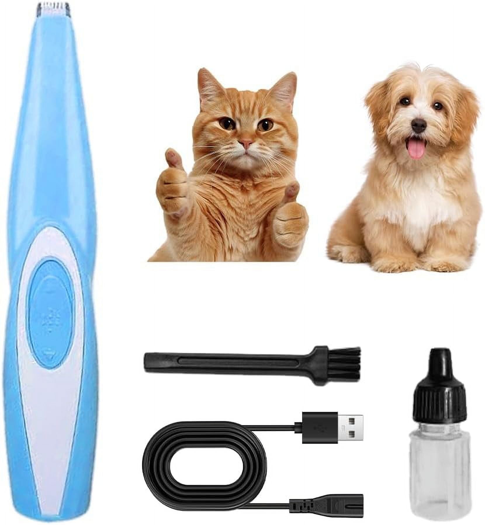 DizeyBoyo Pet Hair Trimmer Dog Cat Grooming Clipper Electric Shaver ...