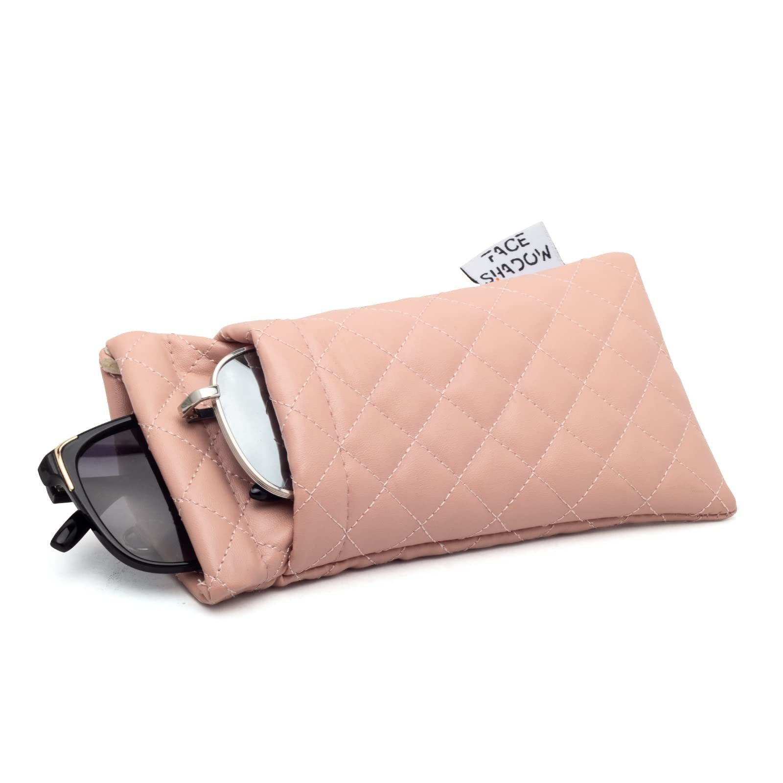 DizeyBoyo Soft Eyeglass Case, PU Leather Pocket Glasses Cases, Soft ...