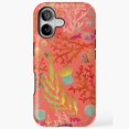 Dizzy Coral Summer Ocean Themed Compatible Phone Case for iPhone 11-17 ...