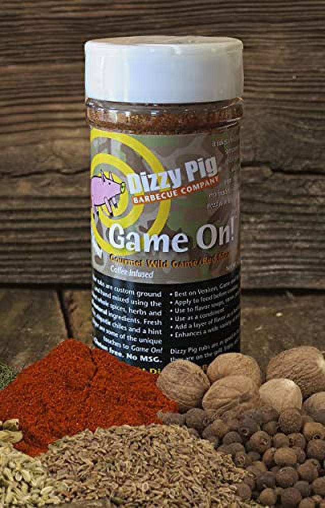 Dizzy Pig BBQ Game On! Venison Rub Spice - 6.2 Oz - Walmart.com