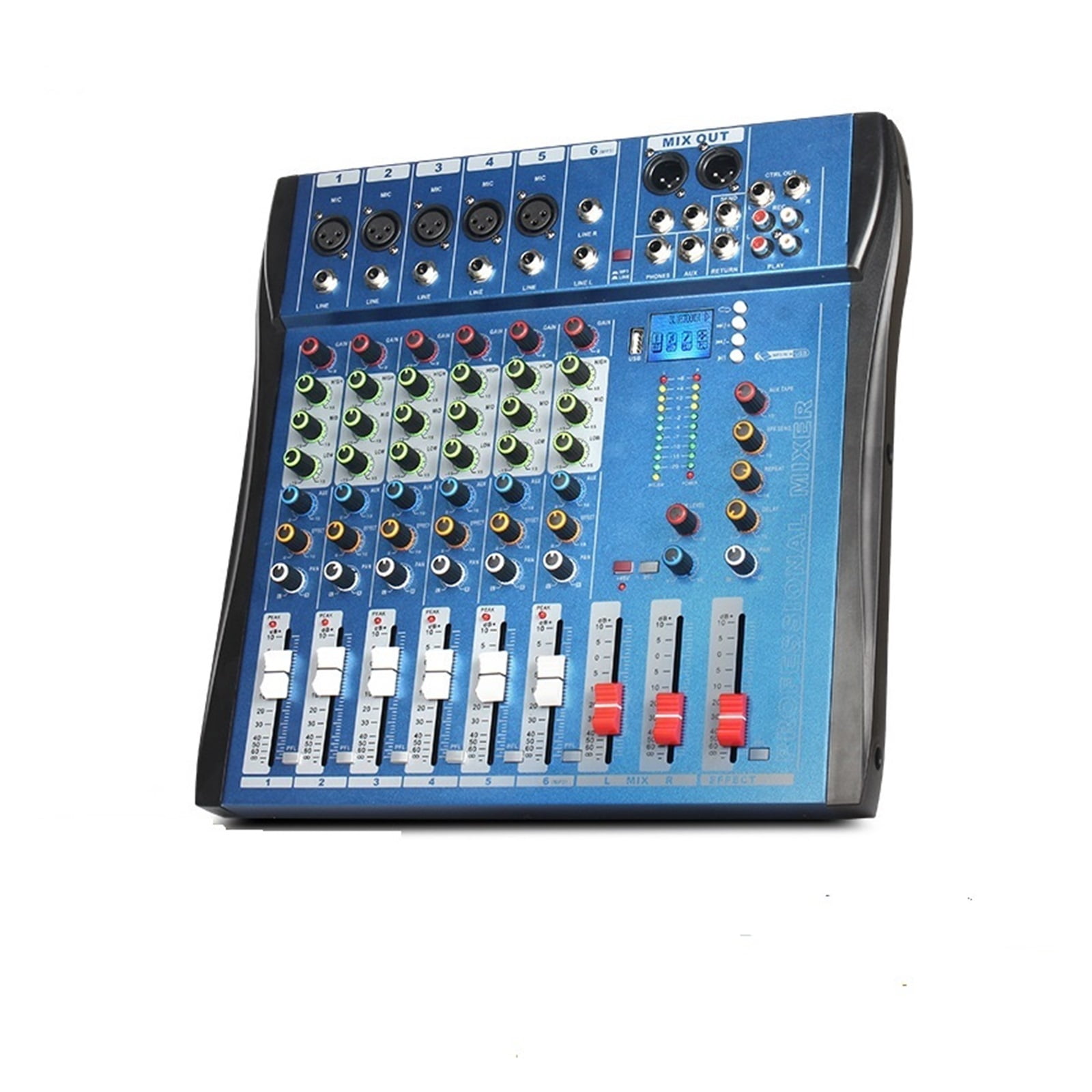 Dj Controller Mixer Mixing Meter Card Professional Pc Digital Console ...