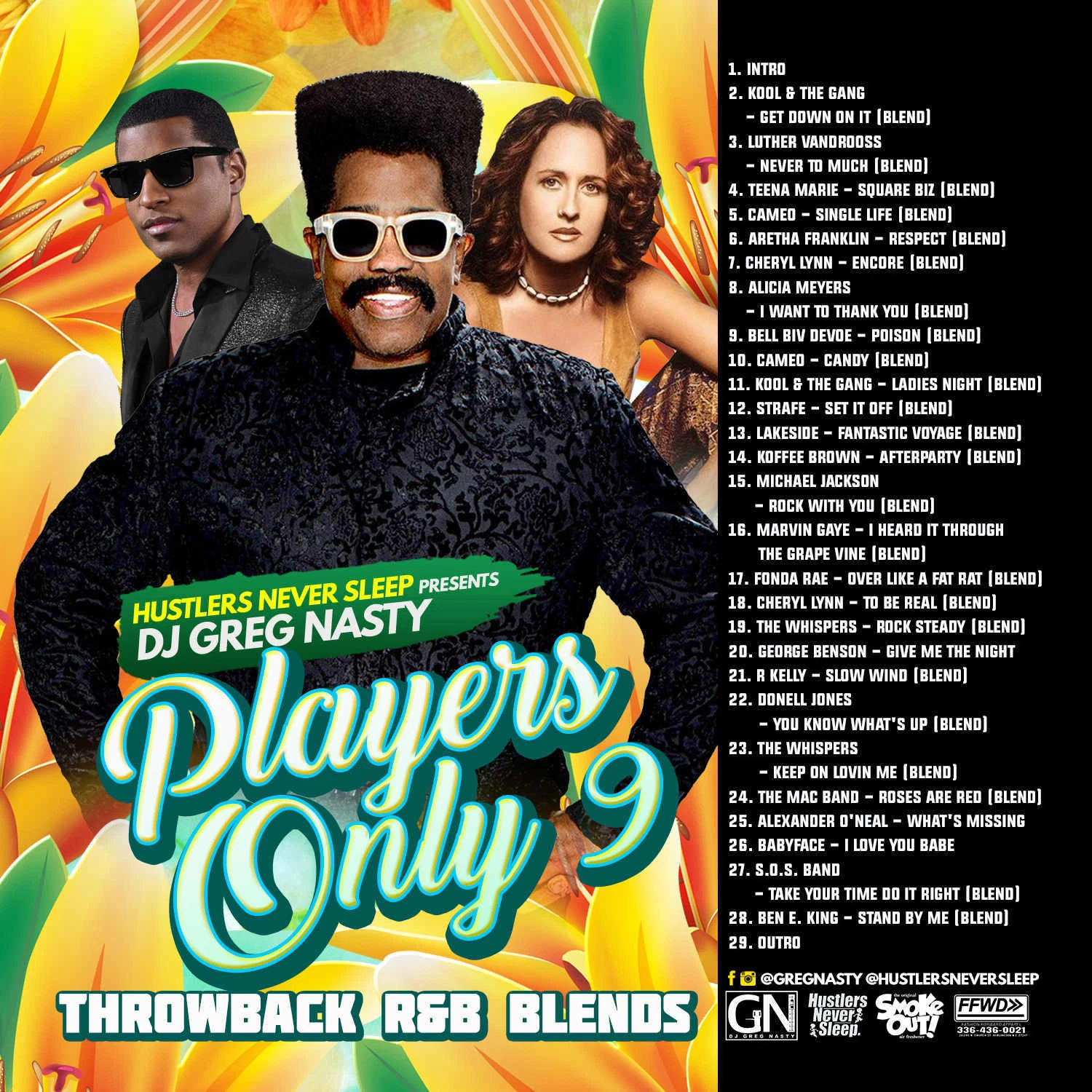 Dj Greg Nasty - Players Only 9 (Throwback R&B Blends) - Walmart.com