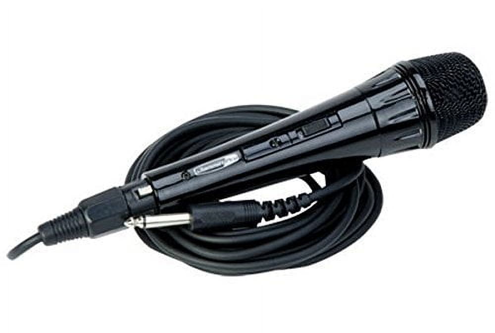 DJ-Tech MIC016 Jammin Pro Handheld Myblack Mic W/ Karaoke - Walmart.com
