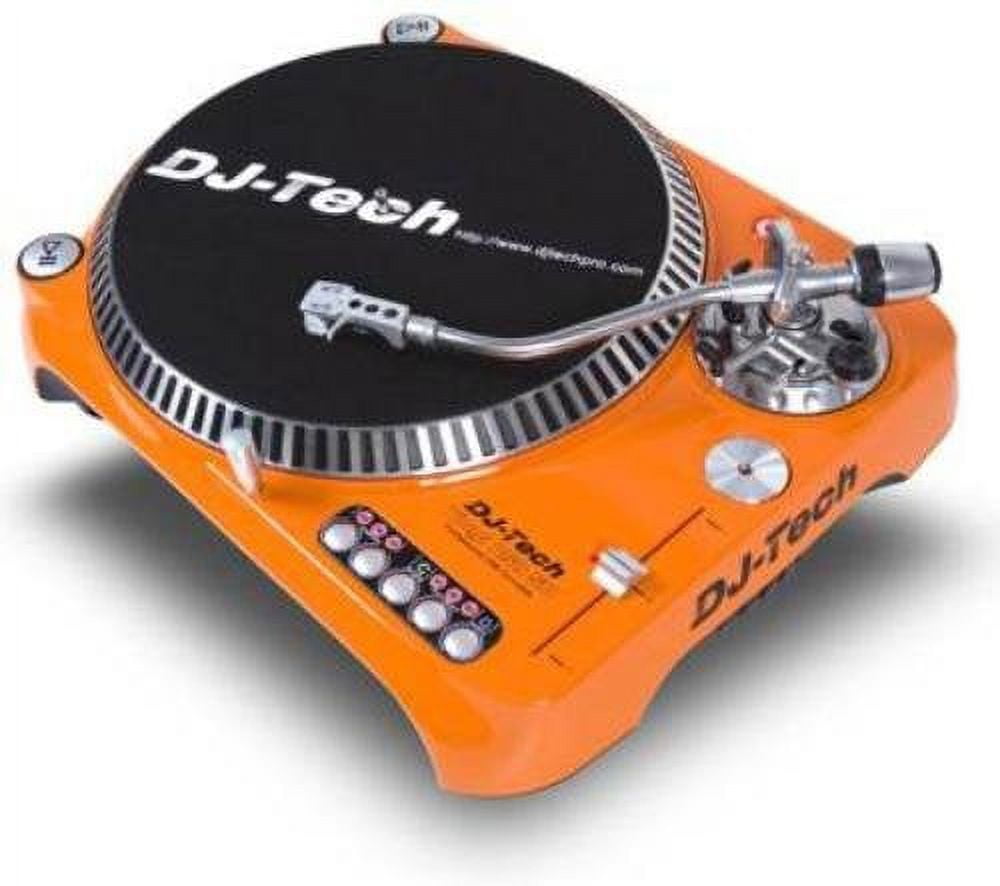 Direct Drive USB Turntable w/ USB Output (Orange) - Walmart.com
