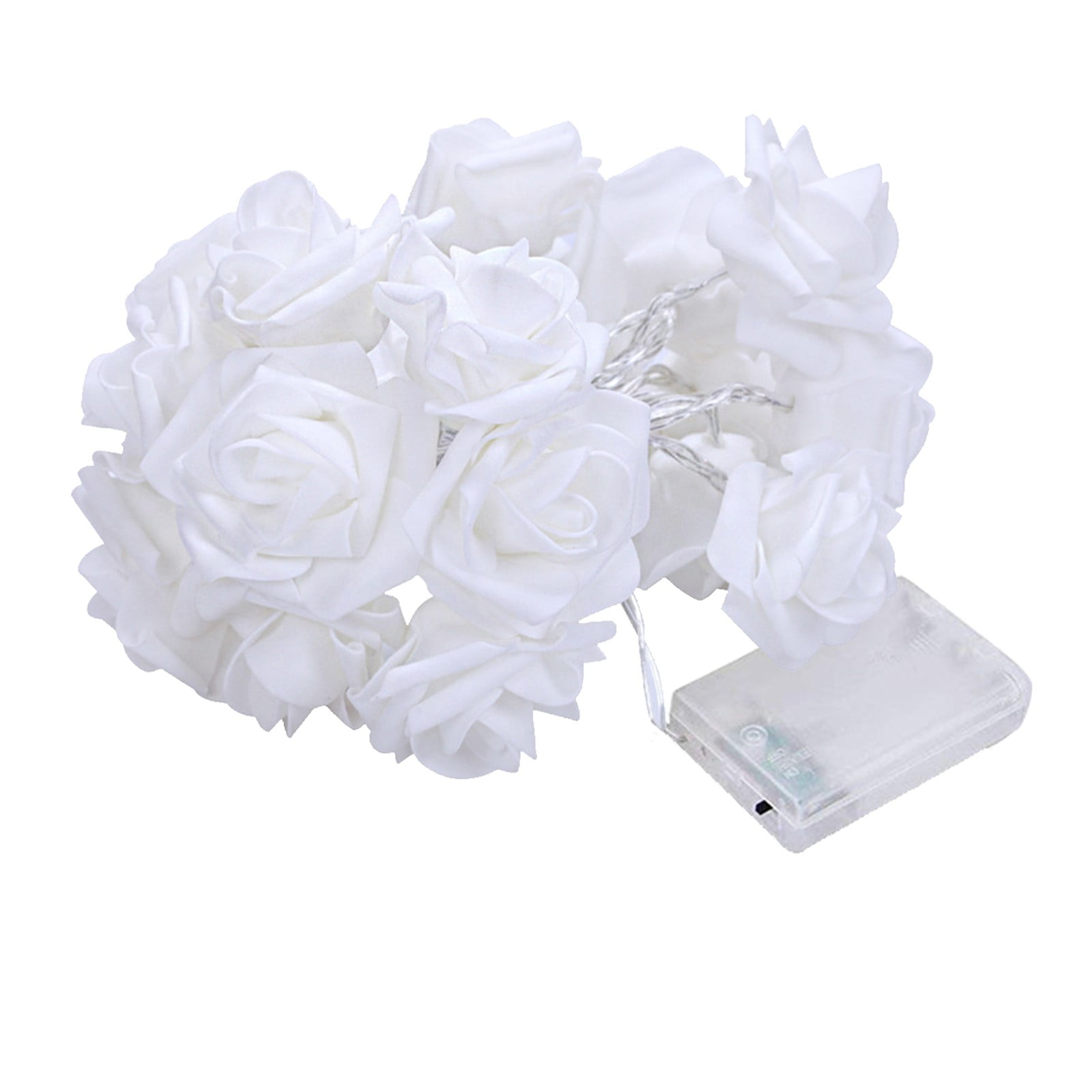 Djadtgl 2.2m 10led Simulation Rose String String Christmas Day Rose Color Battery String ...