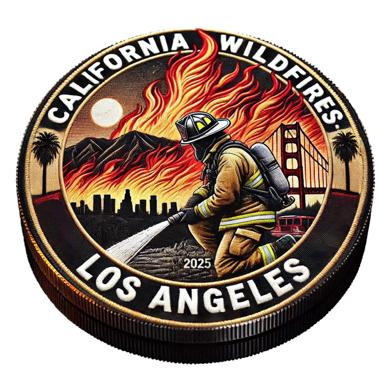 Djadtgl 2025 Fire Prayer Commemorative Symbolizing And Prayer Uniquely ...