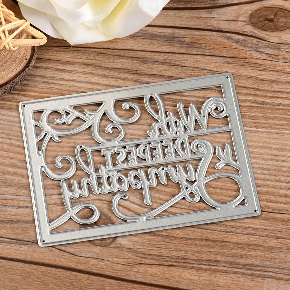 Djadtgl Cutting Dies Metal Cutting Dies Stencil DIY Scrapbooking ...