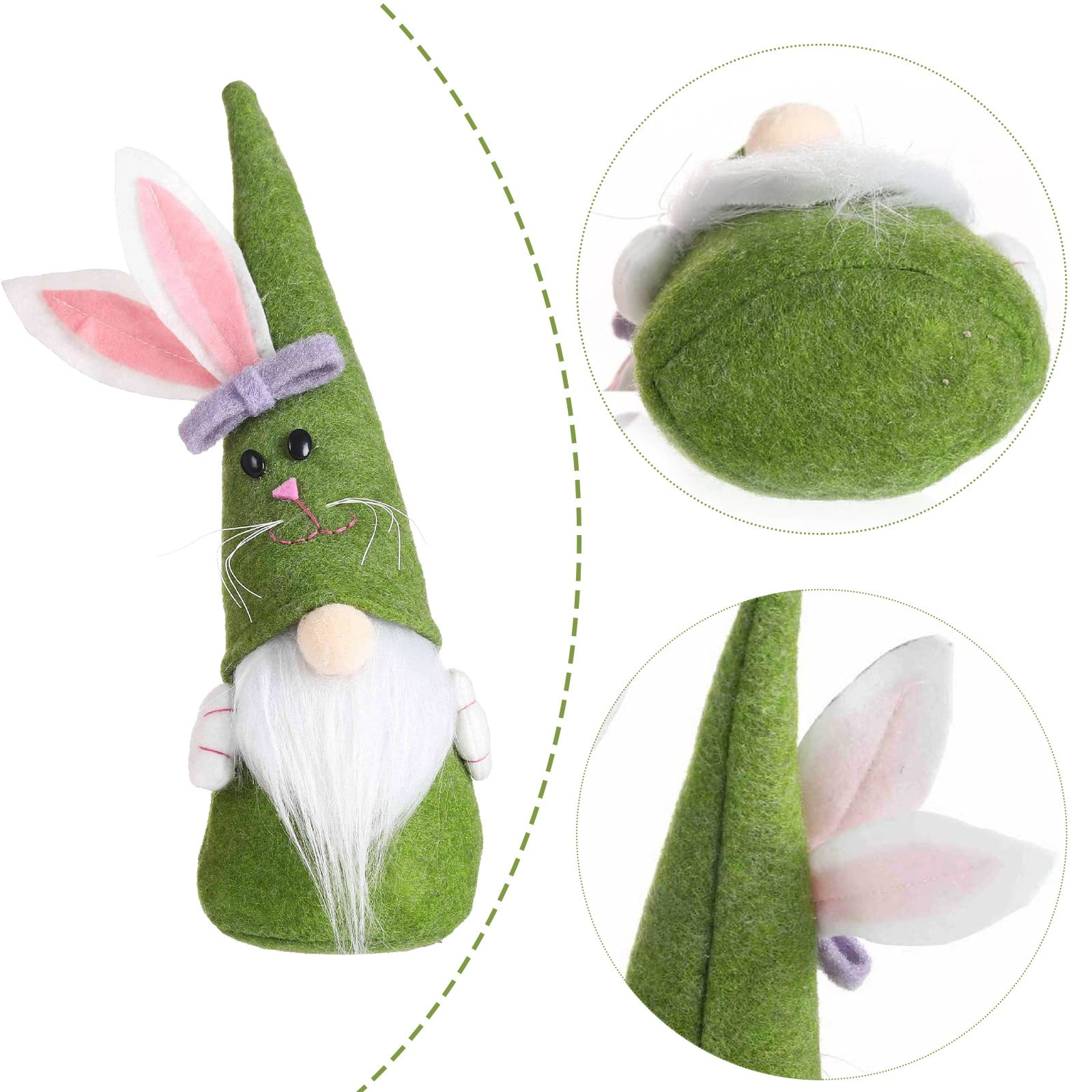 Djadtgl Easter Faceless Dwarf Decoration Ornaments Rabbit Plush Doll ...