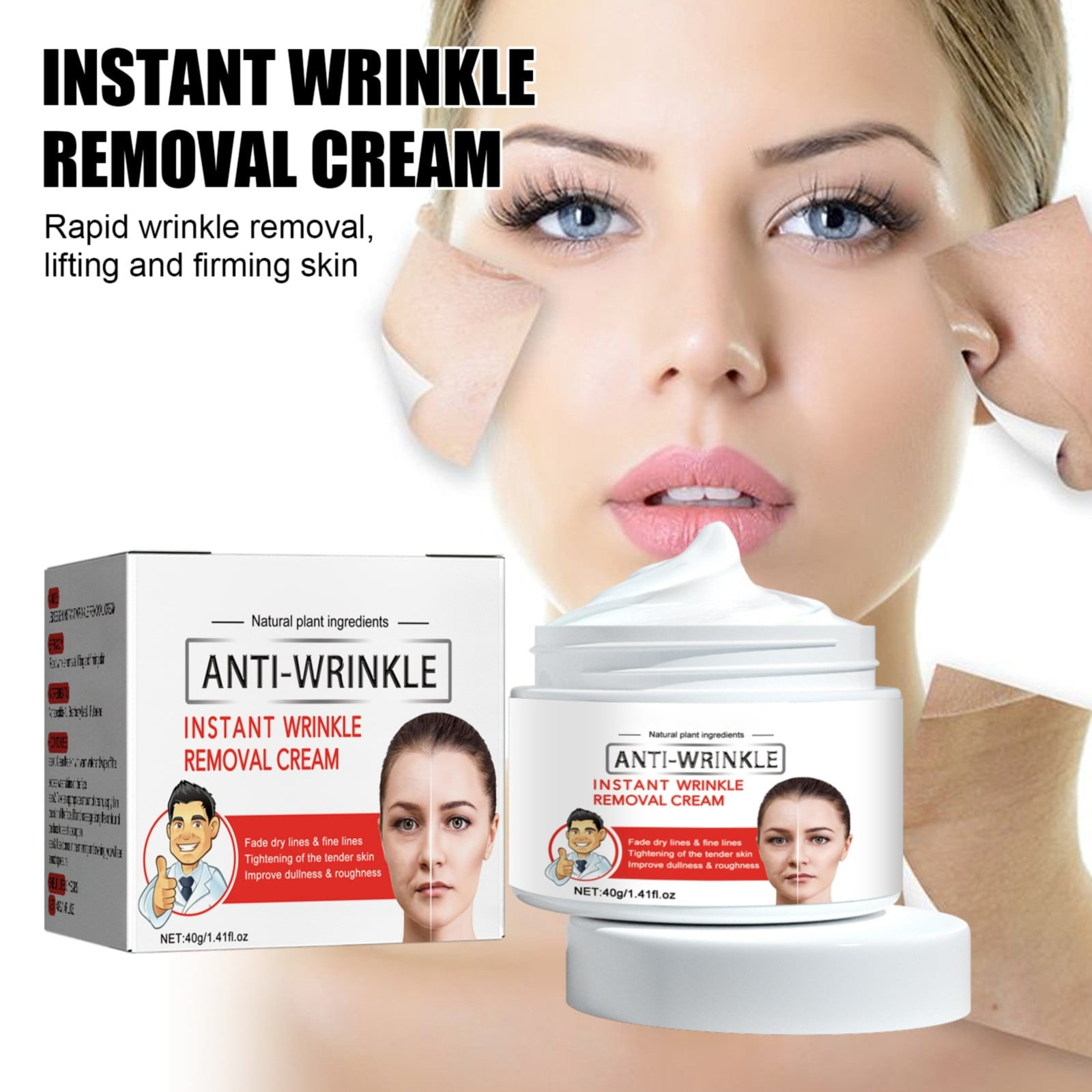 Djadtgl Face Tightener Face C Ream Tightener Temporary Face Tightening ...
