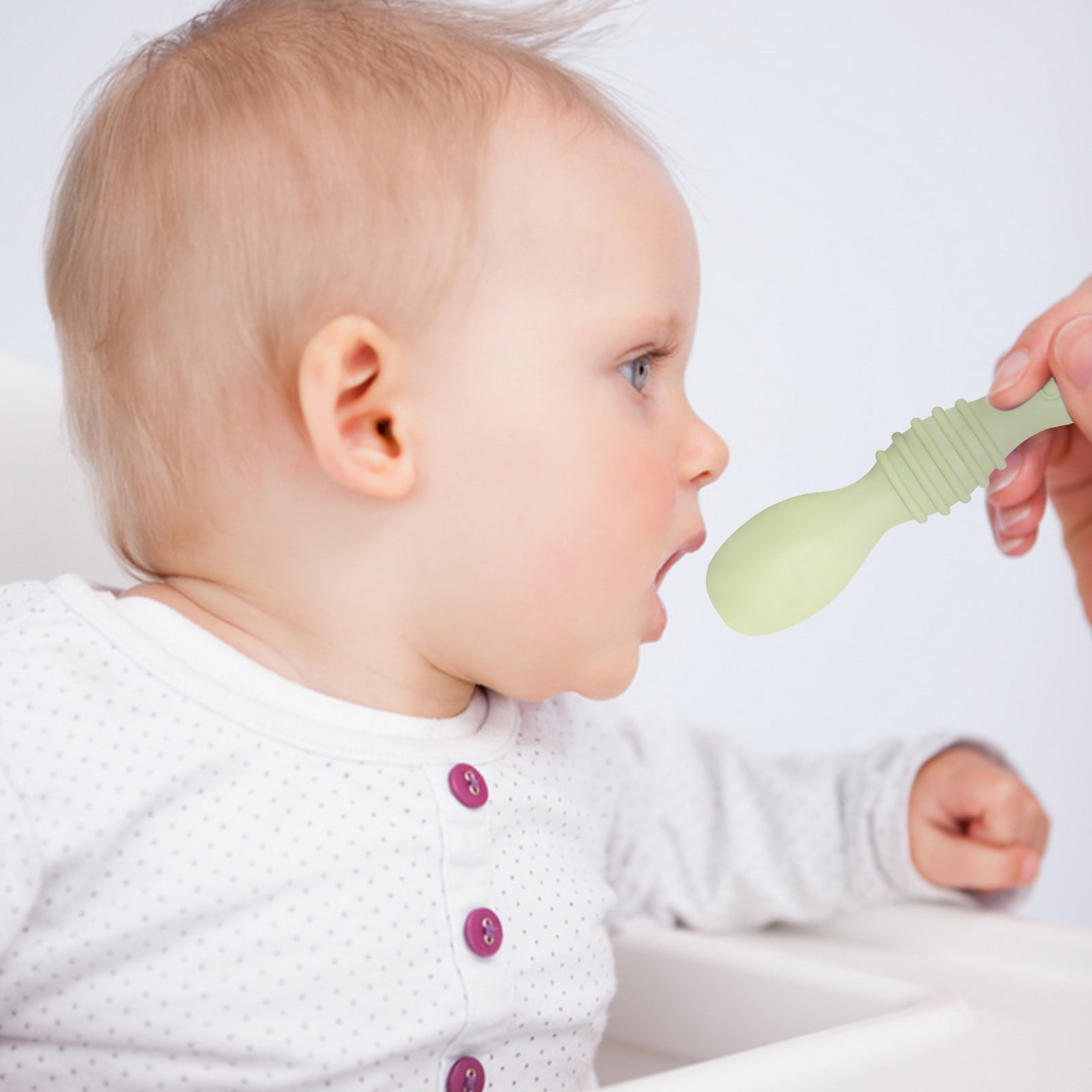 Djadtgl Spoons For Led Weaning Silicone Silicone Adhesive Spoon For New ...