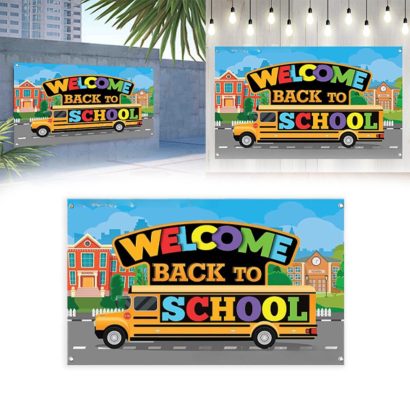 Djadtgl Welcome Back To School Banner Welcome Back To School Party ...