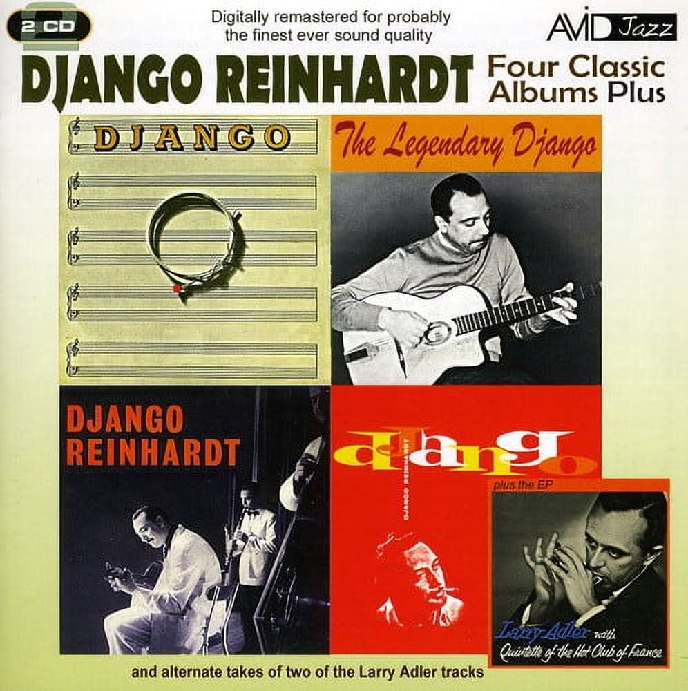 Django Reinhardt - 4 Classic LPs-Django/Legendary/Django Reinhart ...