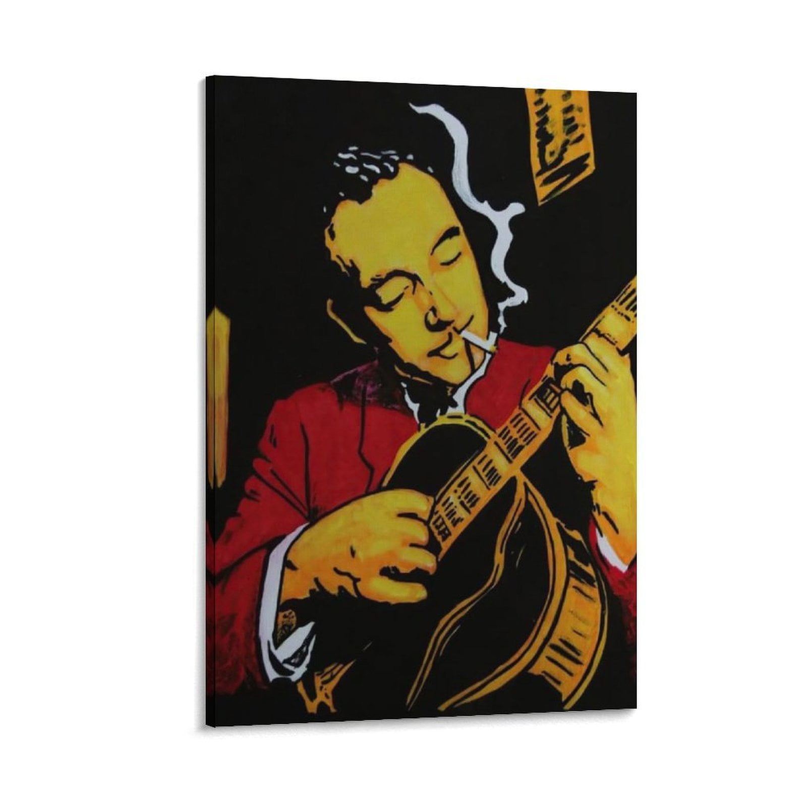 Django Reinhardt Canvas Poster Wall Art Poster Scroll Canvas Painting ...