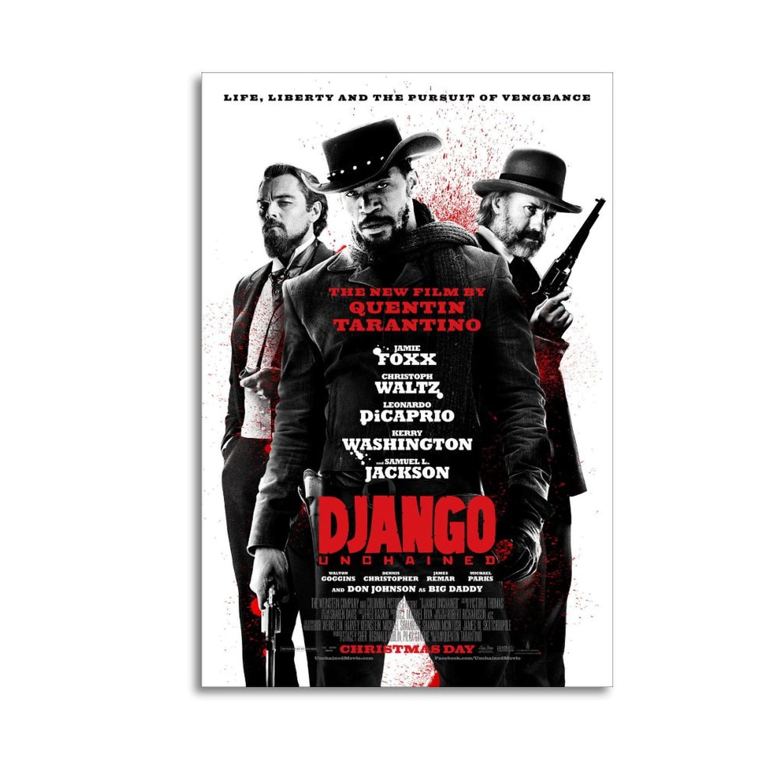 Django Unchained Movie Canvas Art Wall Decor Posters Home Bar ...