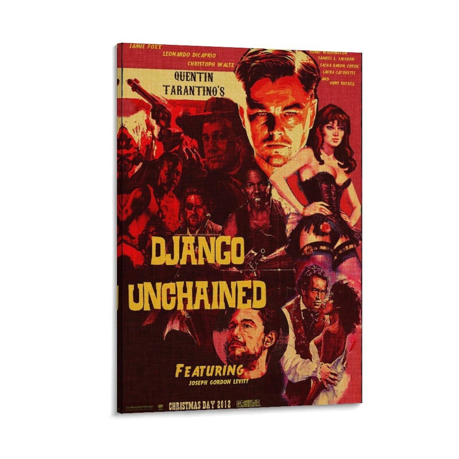 Django Unchained Movie Poster Retro Poster, Cowboy, Cool (1) Artworks ...