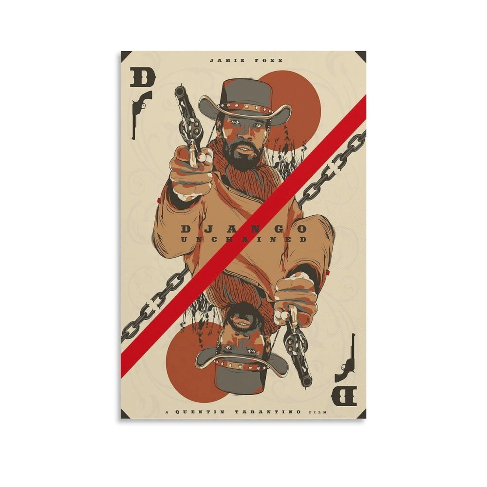 Django Unchained Movie Poster Retro Poster, Cowboy, Cool (20) Room ...