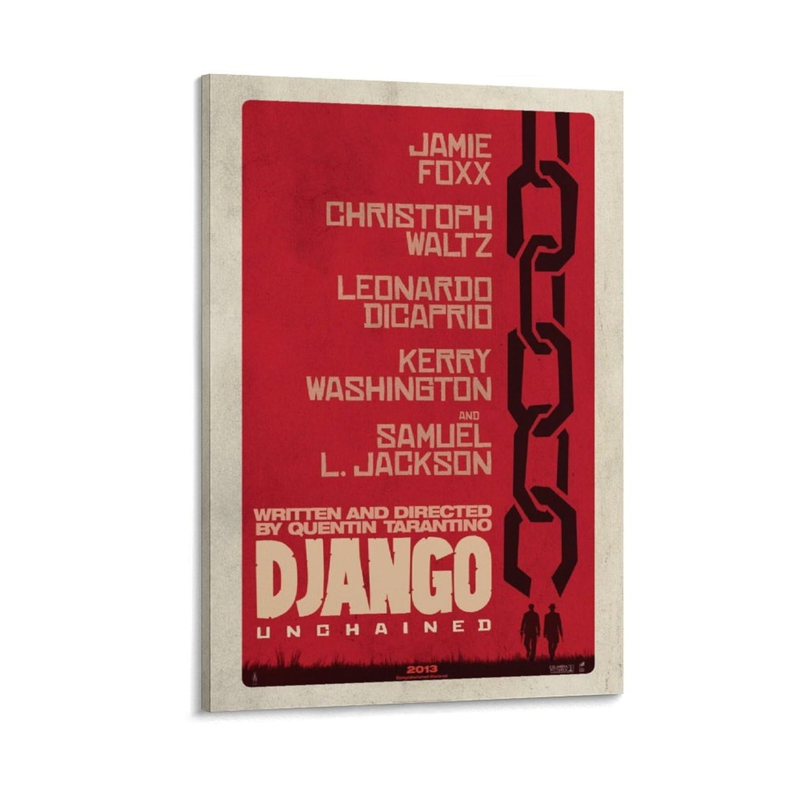 Django Unchained Movie Poster Retro Poster, Cowboy, Cool (3) Poster ...