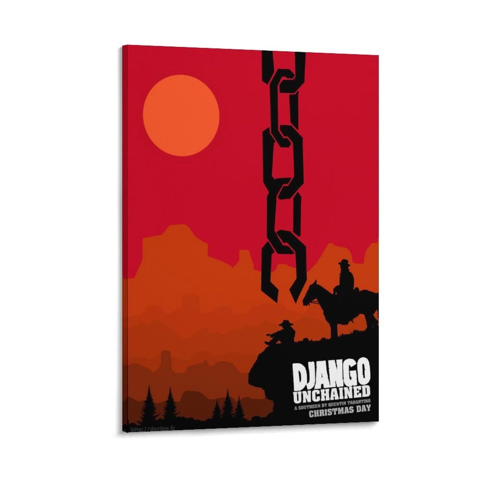 Django Unchained Movie Poster Retro Poster, Cowboy, Cool Print Photo ...