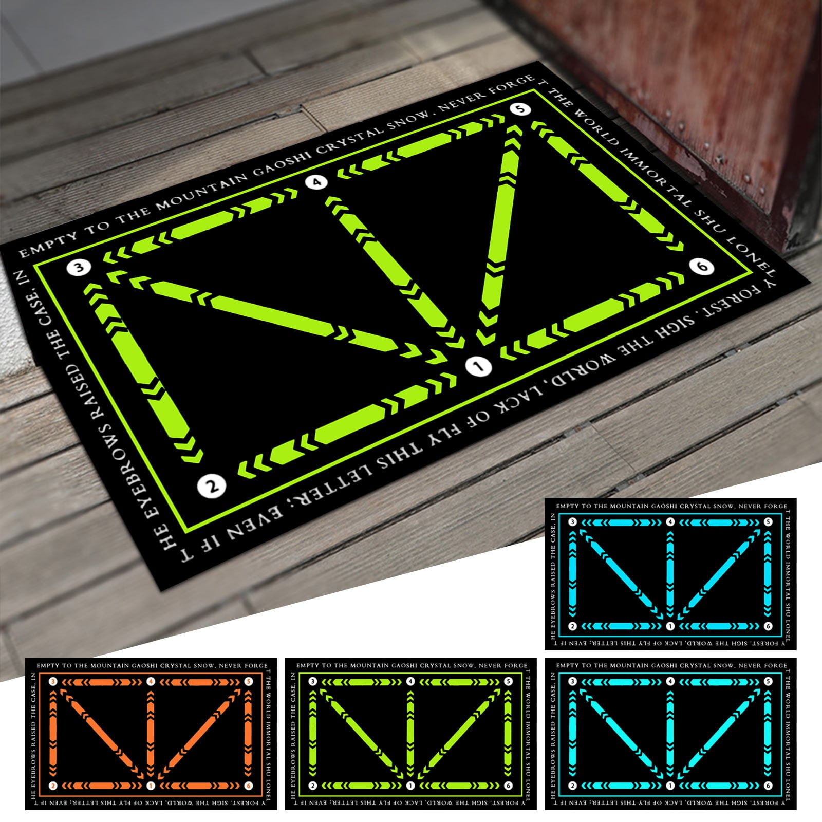 Djibouti Football Training Mat, 16x24 Inches Soccer Practice Pad ...