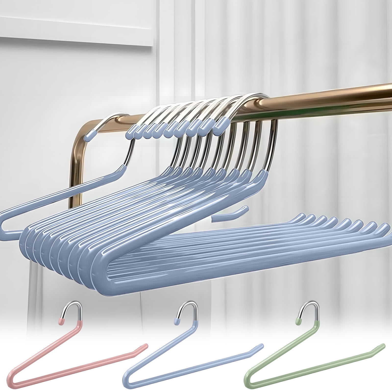 Djibouti Pants Hangers Non Slip - Open Ended Pants and Jean Hangers for ...