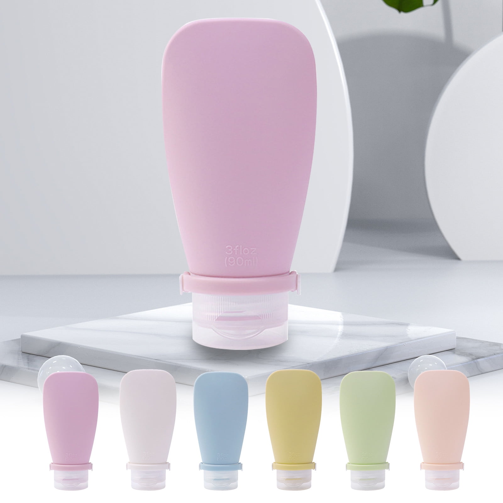 Djibouti Portable 90ml Silicone Travel Bottle - Flip-top Shampoo ...