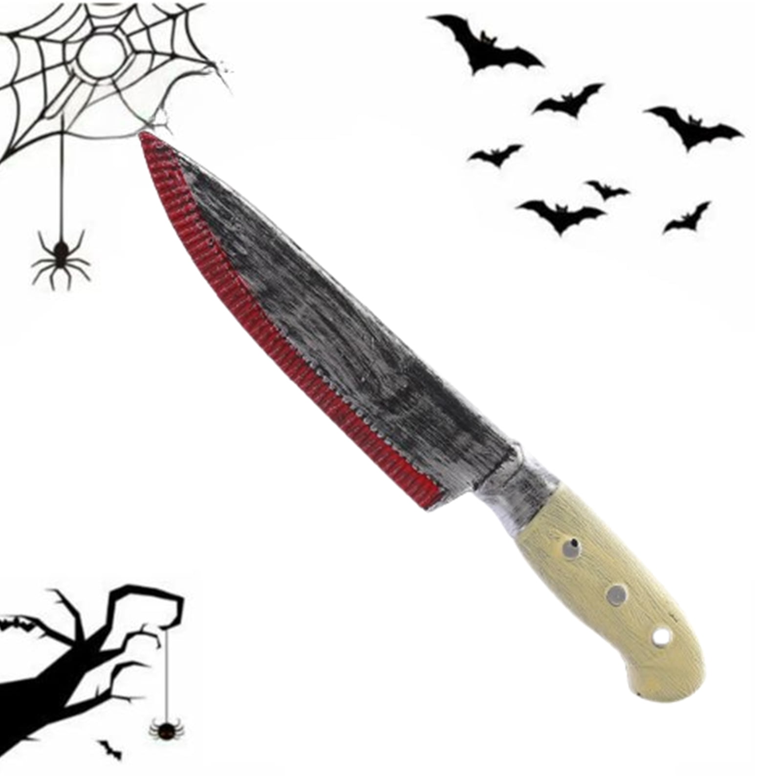 Djiypn 1Pack Halloween Prop Supplies - Halloween Plastic Knife Props ...