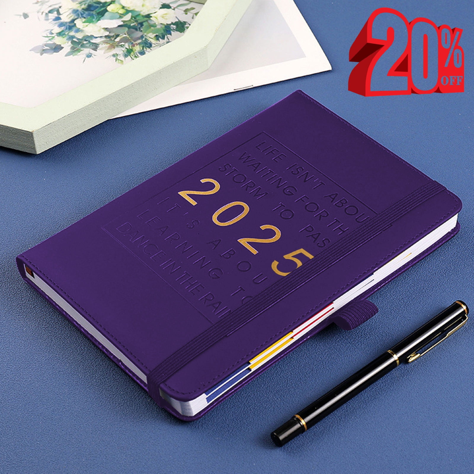 Djiypn 2025 Notebook - 2025 Daily Planner, 400 Pages, Jan - Dec 2025 ...