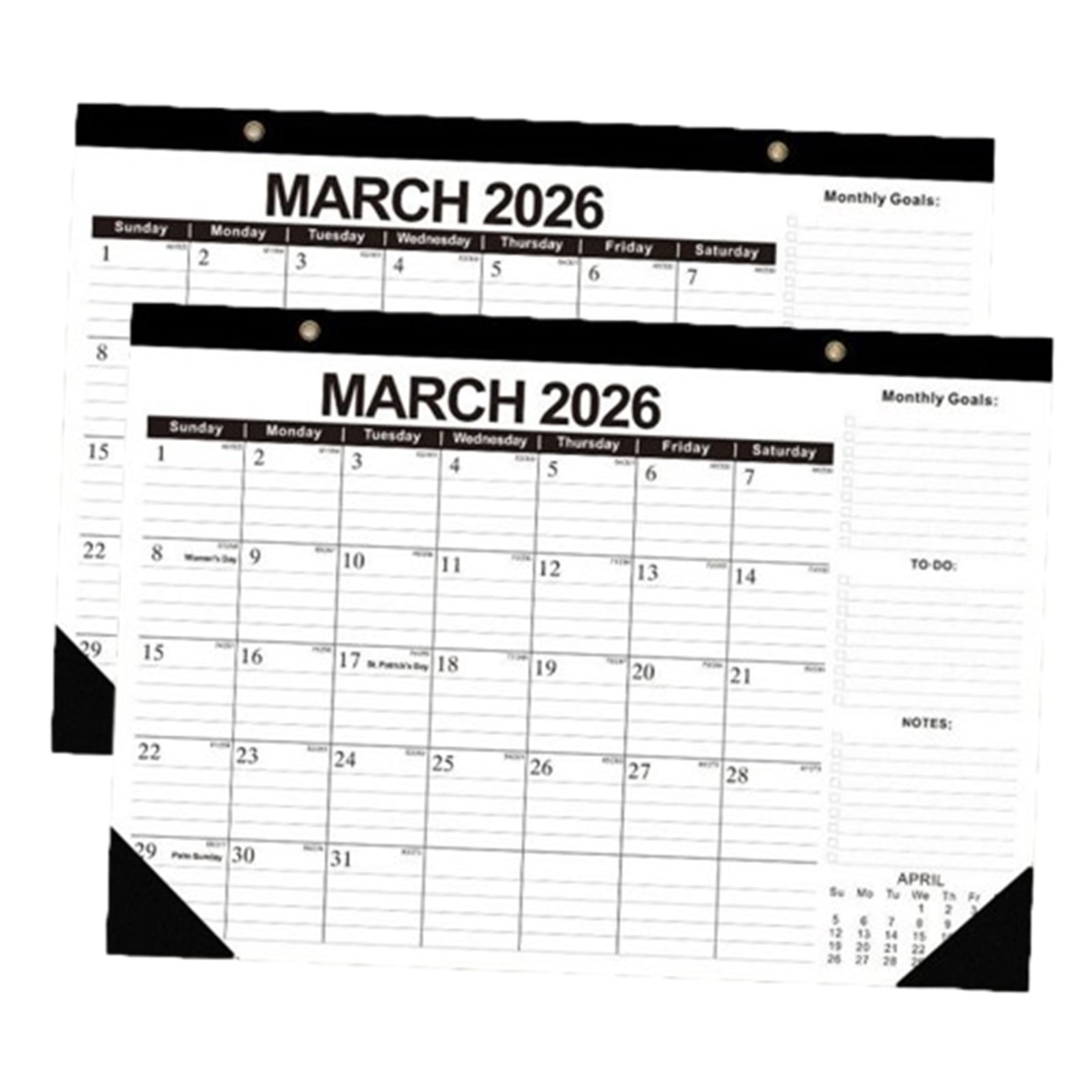 Djiypn 2026-27 Wall Calendar for Effective Planning and Organization ...