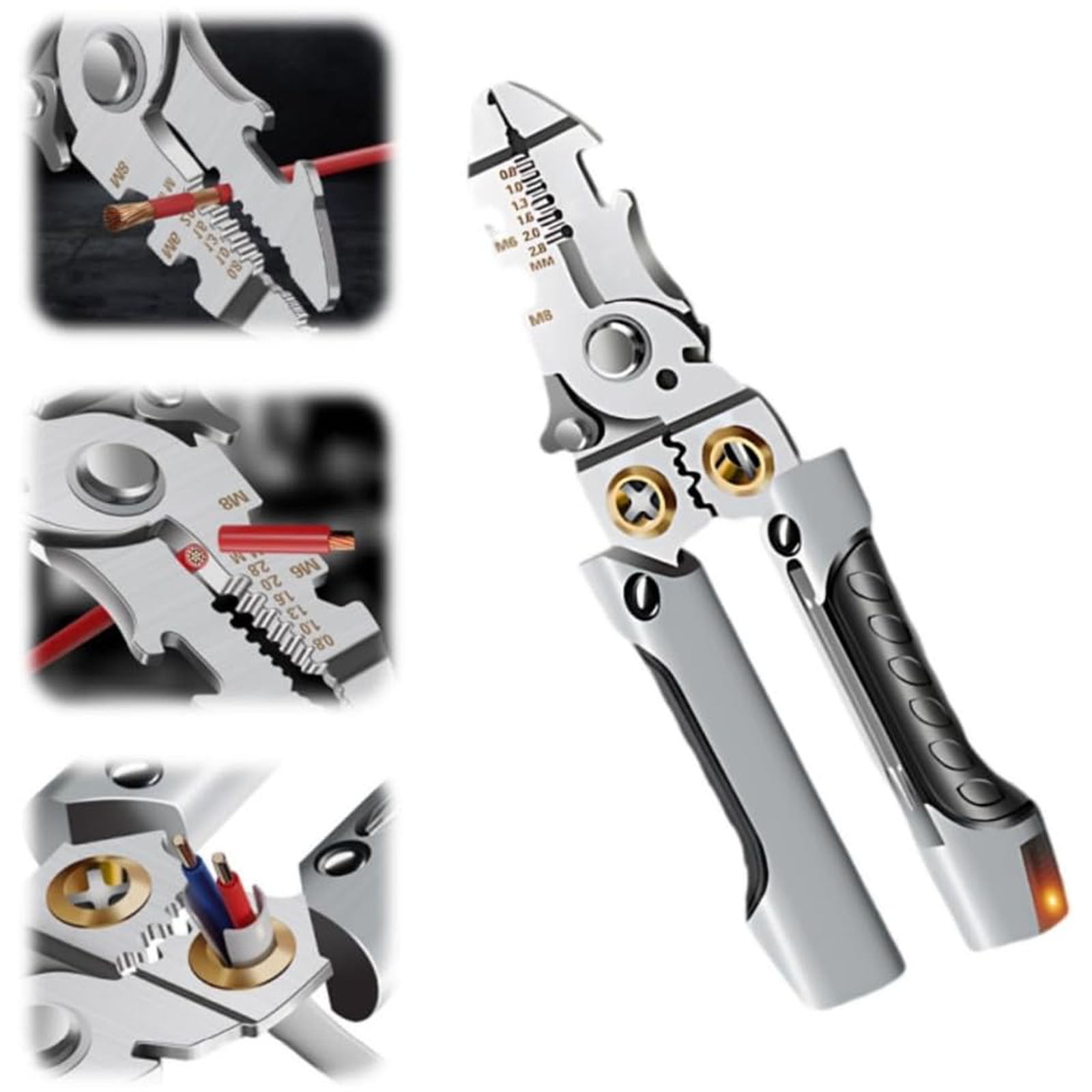 Djiypn 21 in 1 Wire Strippers, 2025 NEW Multipurpose Wire Stripper,Wire ...