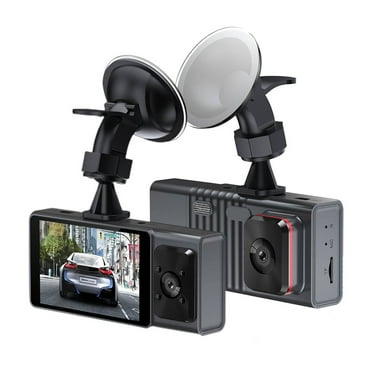 TOGUARD Dash Cam FHD 1080P Front & HD 720P Inside with IR Night Vision ...