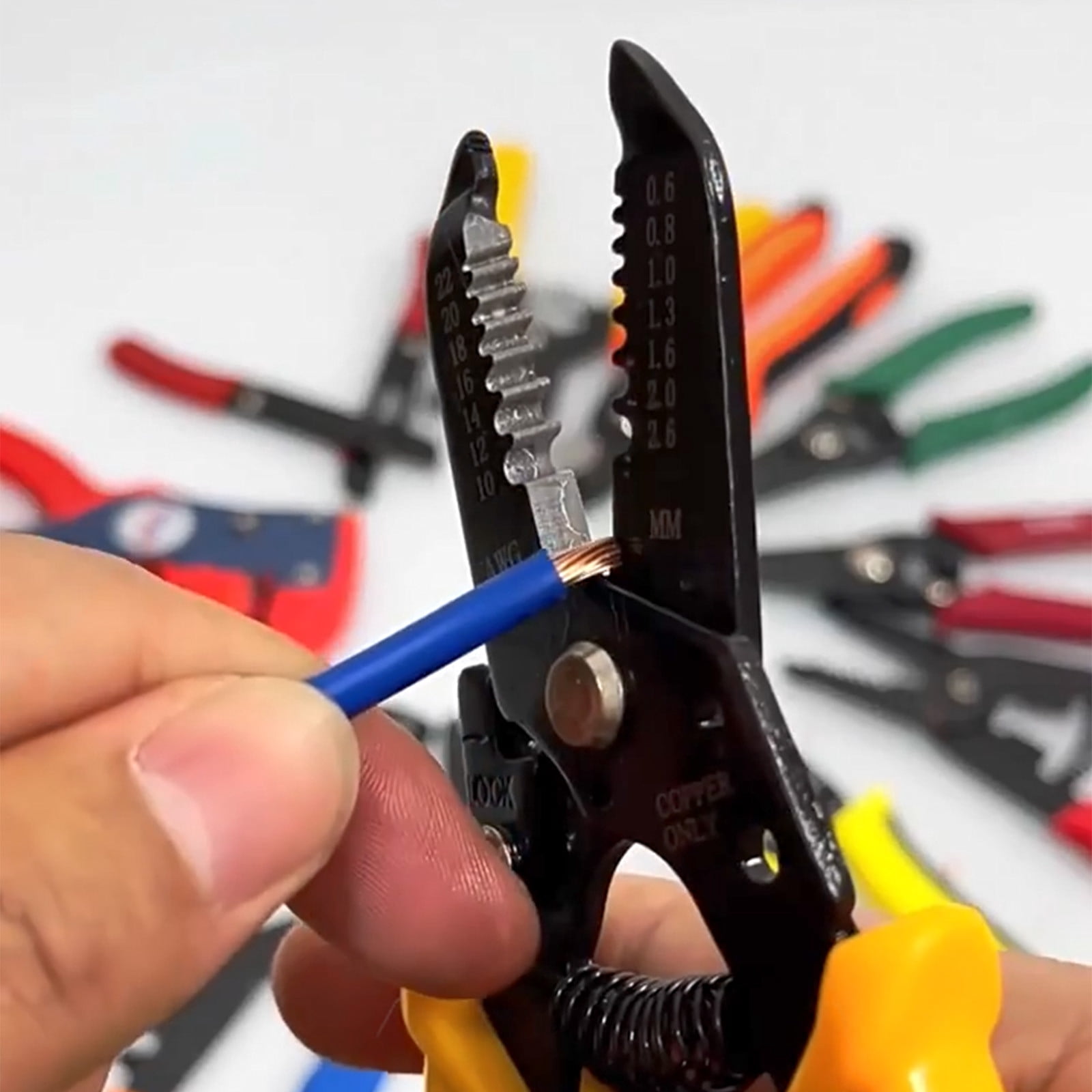 Djiypn 6 Inch Wire Stripper for Electricians to Strip and Pull Wires ...