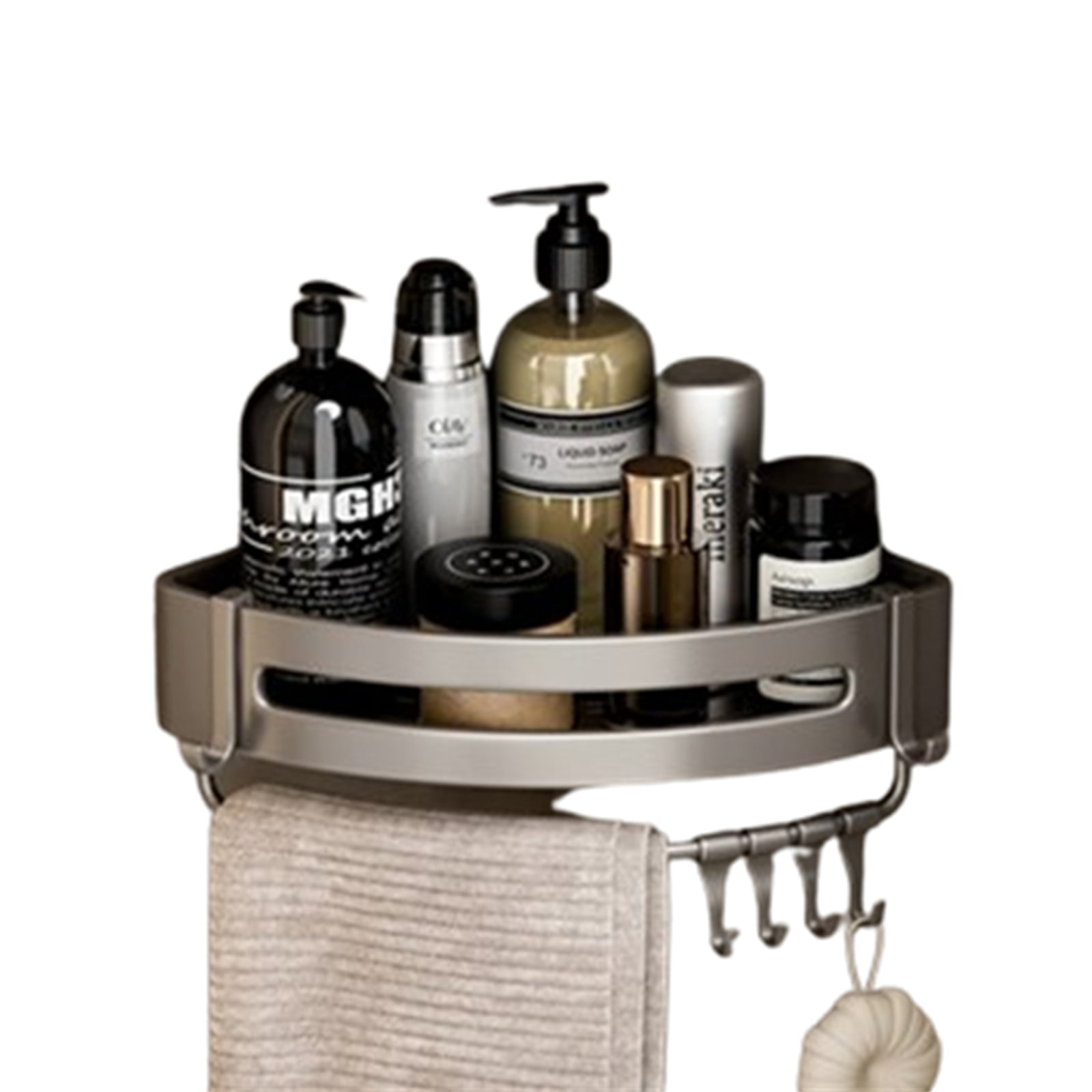 Djiypn Adhesive Shower Caddy, 1 Pack Shower Shelves for Inside Shower ...