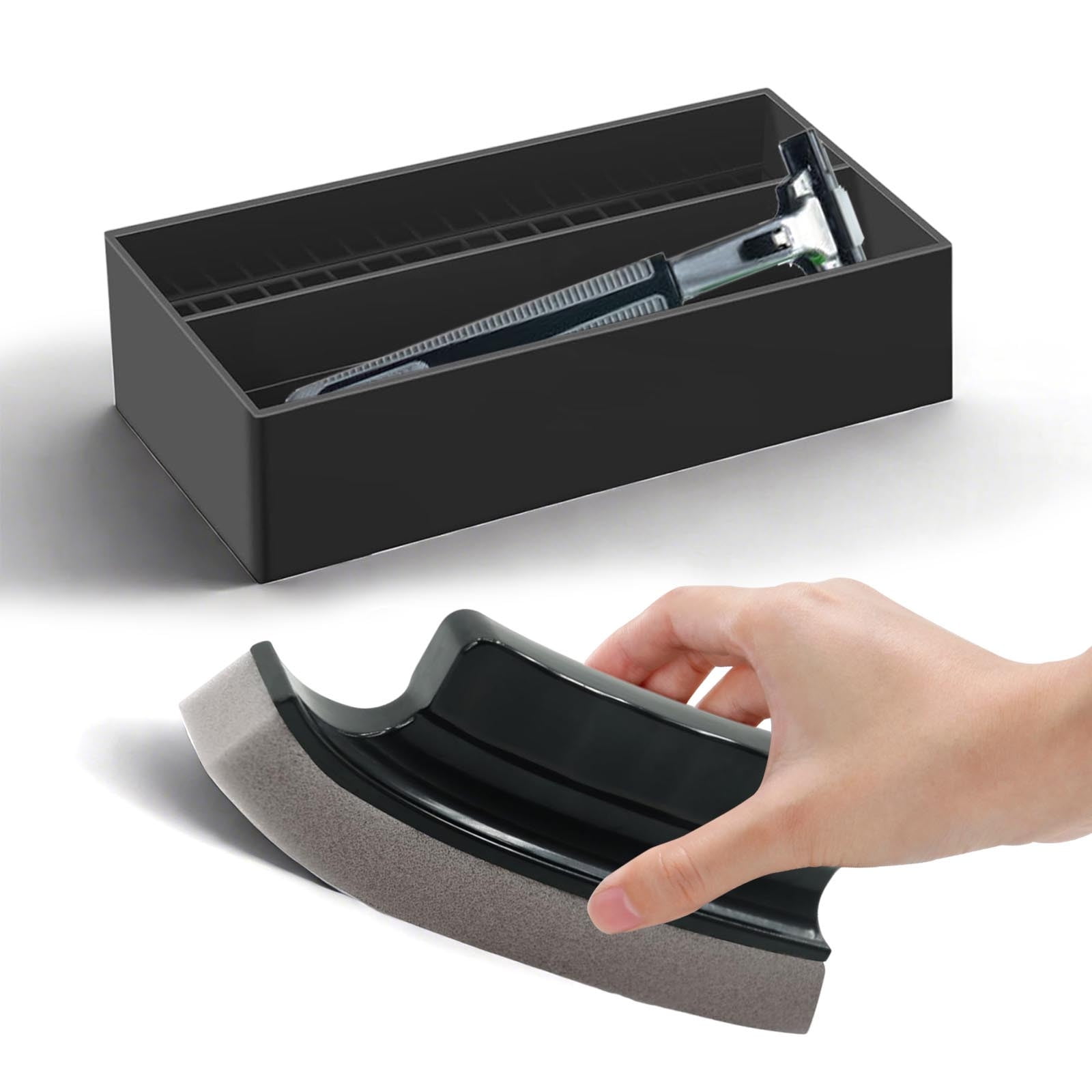 Djiypn Beard Cleaning and Holder Set Cleaning Tool, Beard Cleaning and ...