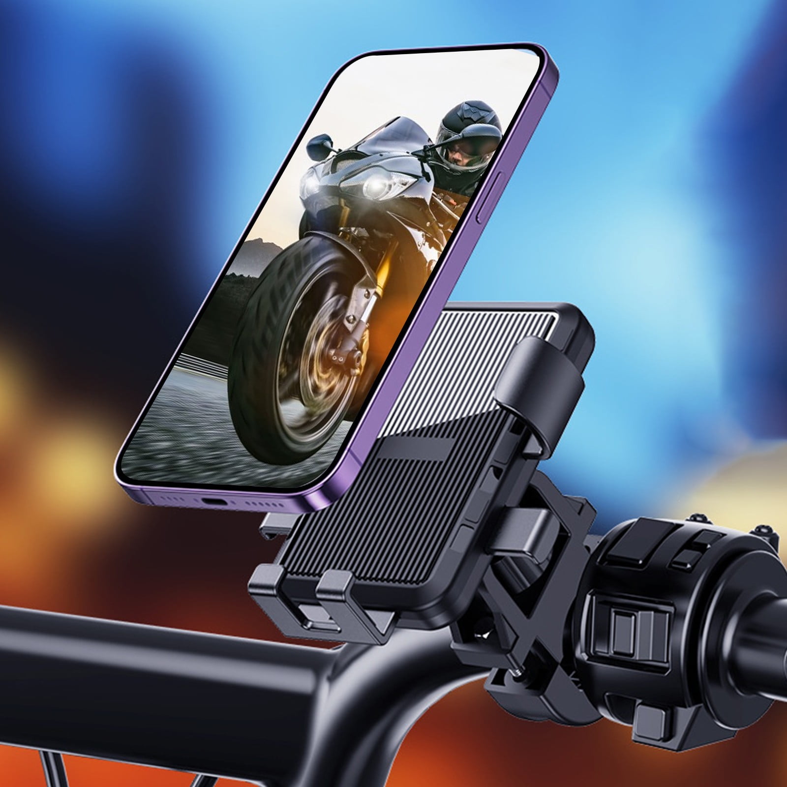 Djiypn Bicycle Mirror Mobile Phone Stand Electric Car Motorbike ...