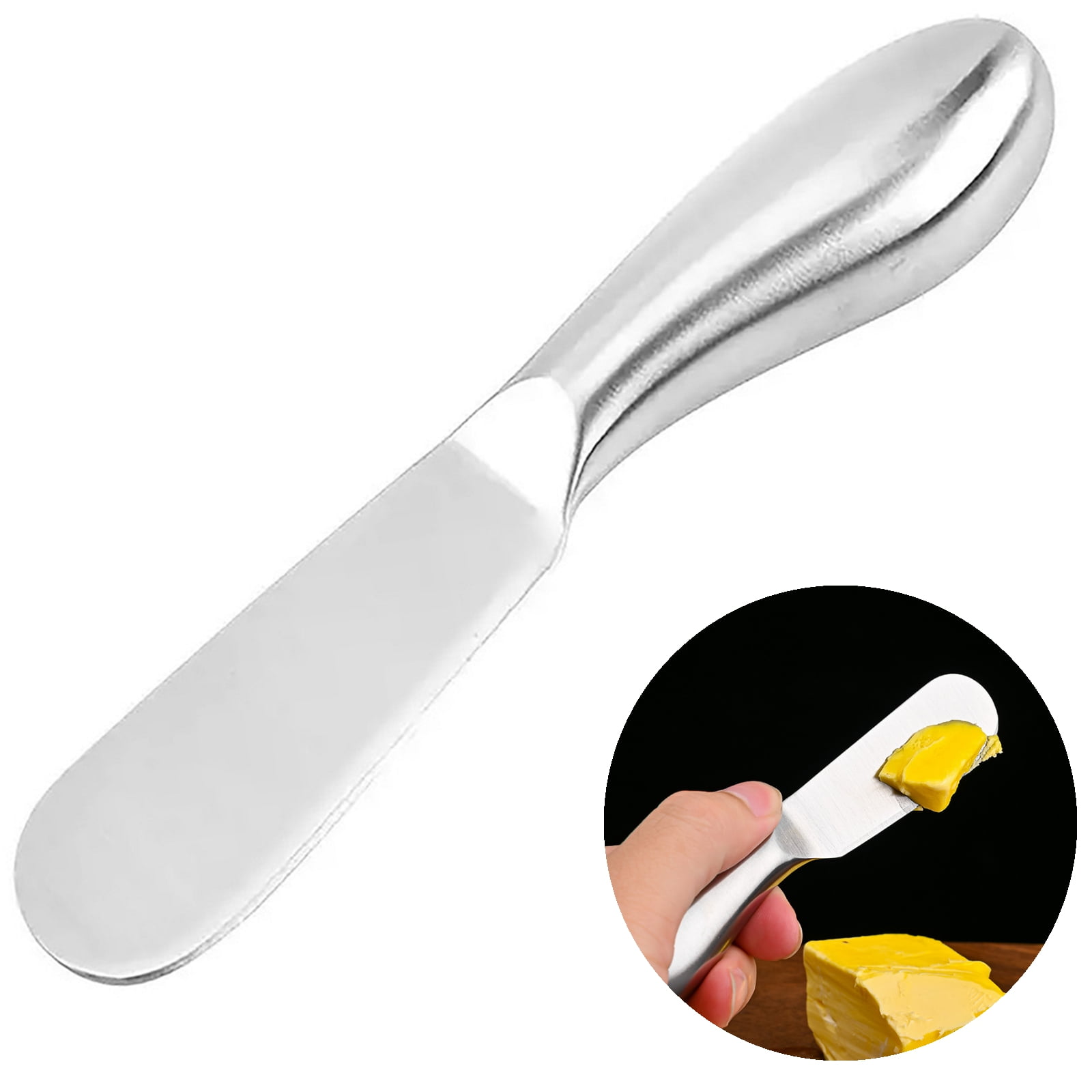 Djiypn Butter Knife Butter Spreader Knives - Stainless Steel Cheese ...