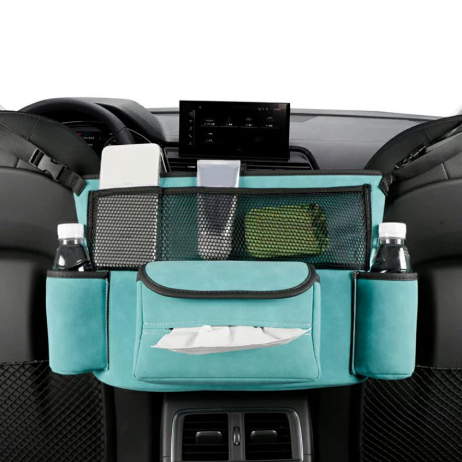 Djiypn Car Seat Organizer,Premium Front Seat Car Organizer,Ultra- Multi ...