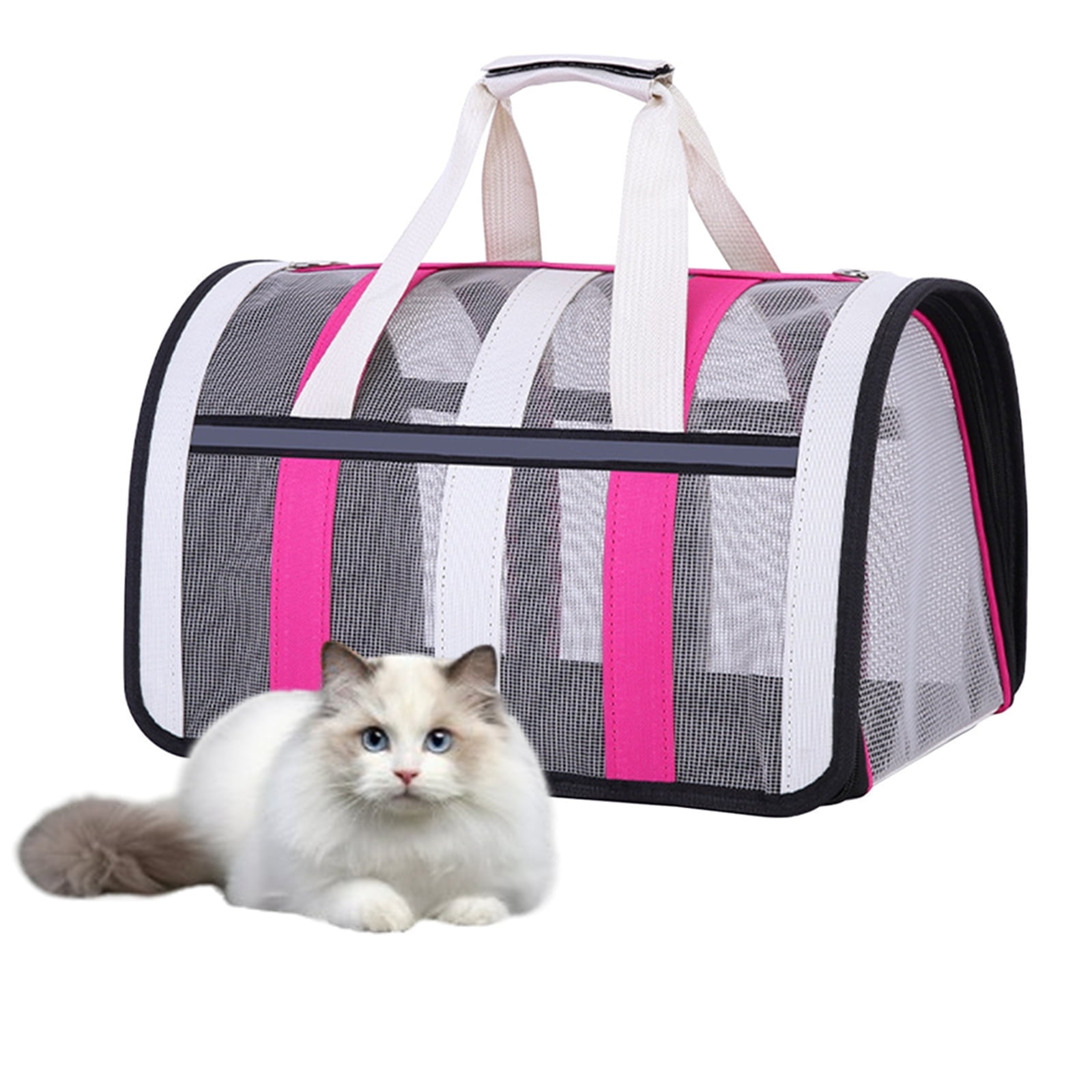 Djiypn Cats Carriers Dog Carrier Pet Carrier For Small Medium Cats Dogs ...