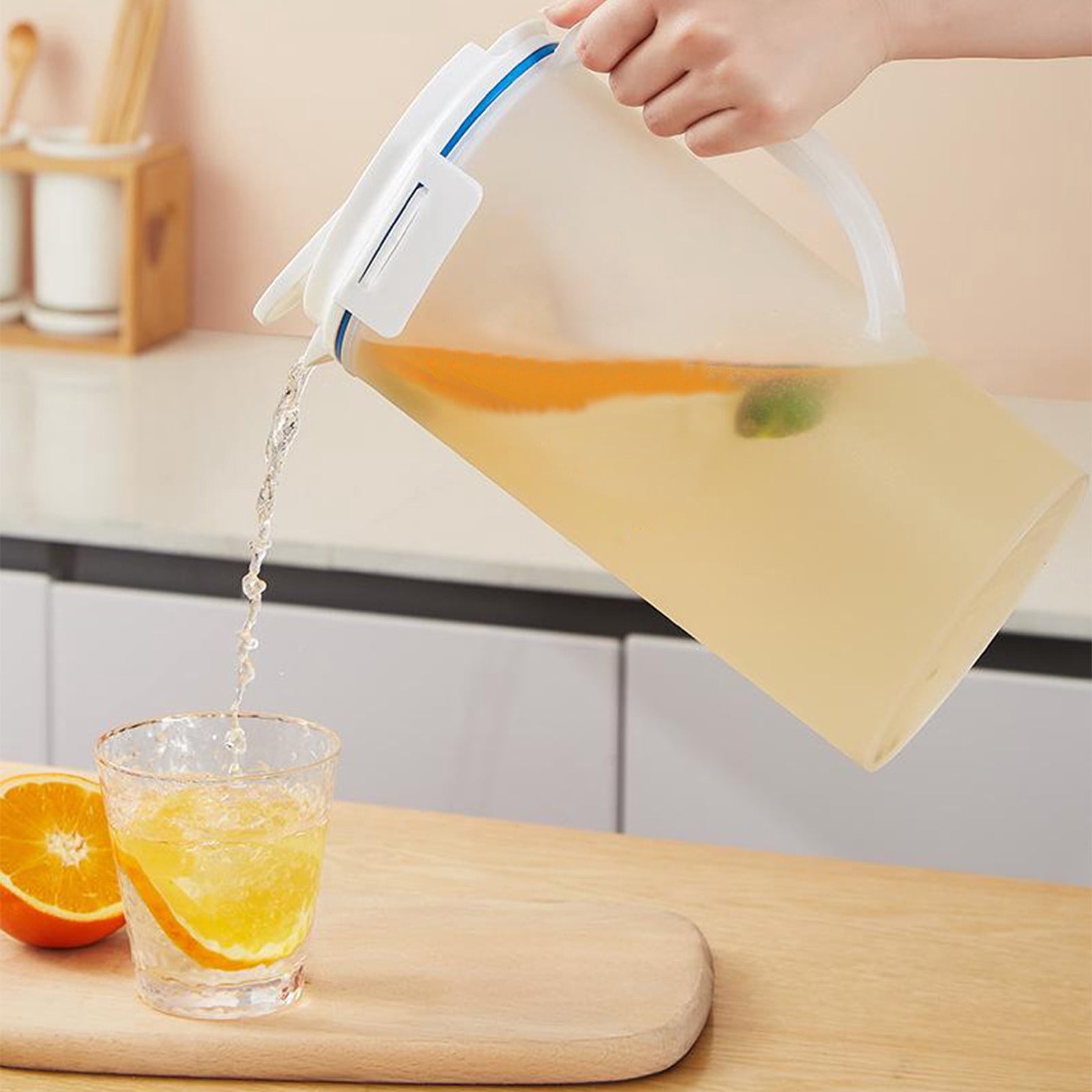 Djiypn Cold Water Bottle With Lid Friendly Cooler Mixed Drinks Water ...