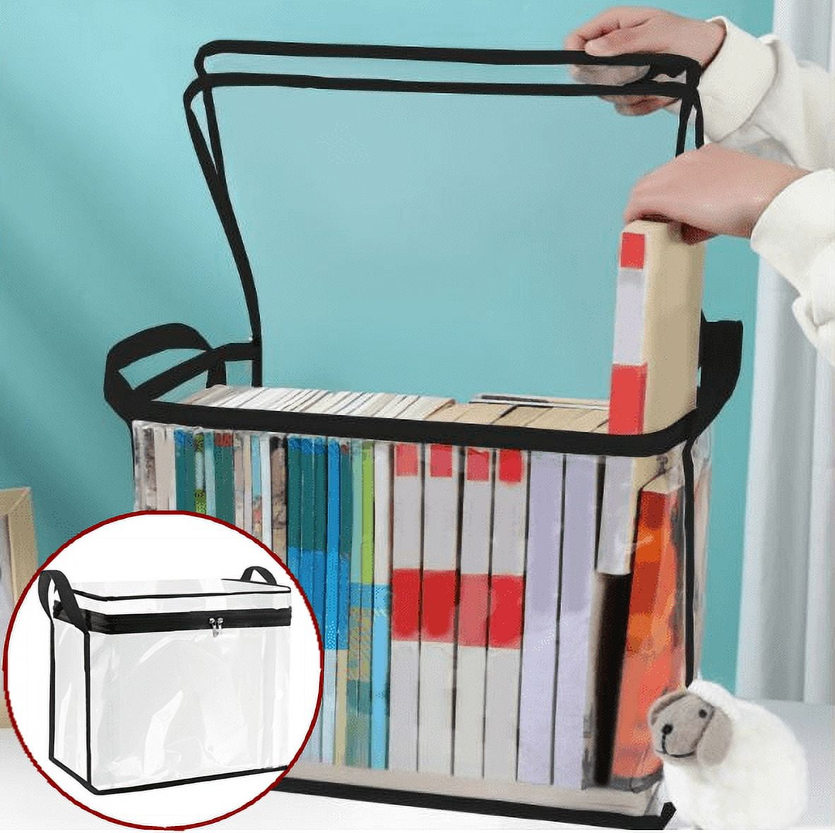 Djiypn Comic Storage Box, Foldable DVD Storage Box, Comic Book ...
