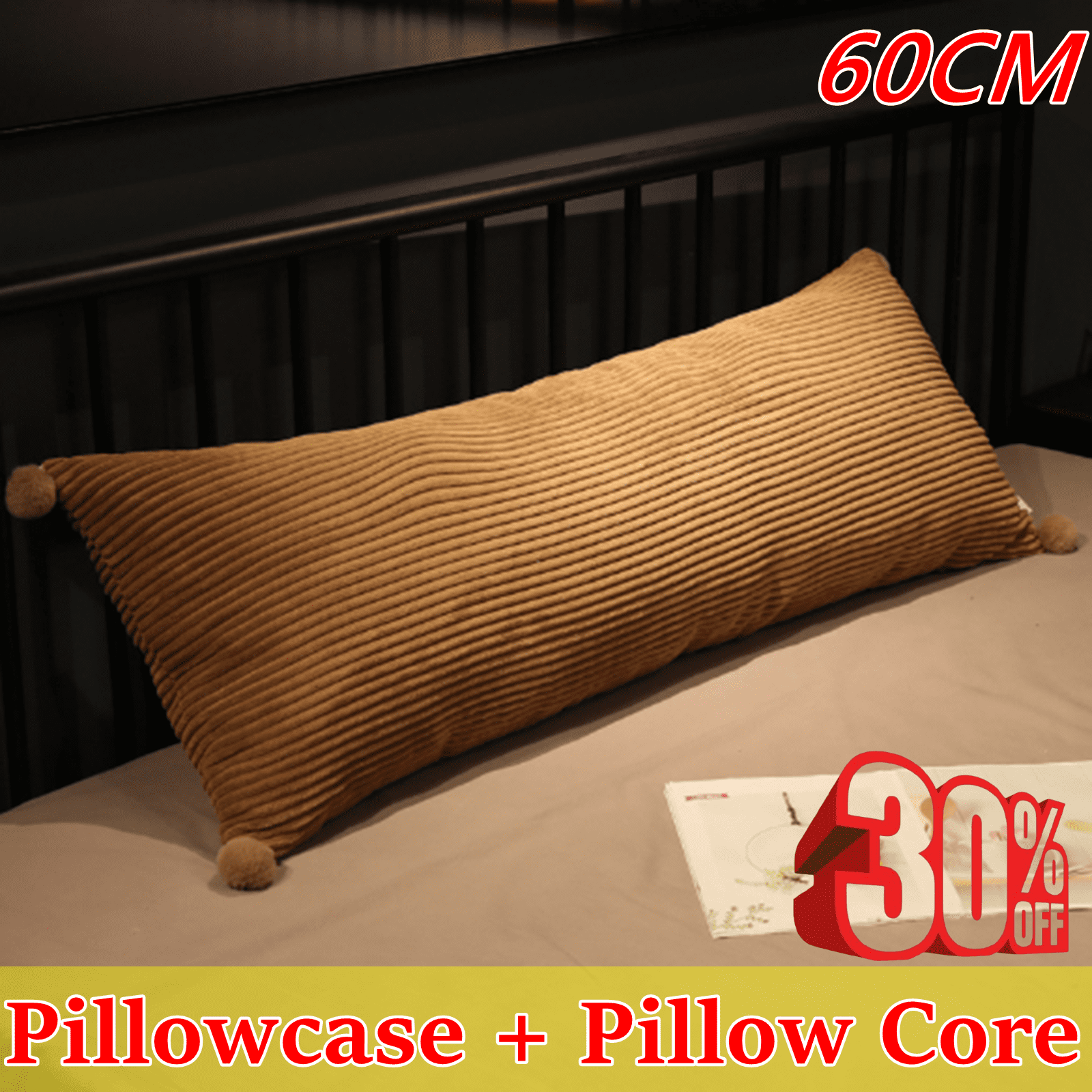 Djiypn Cool Body Pillows For Adults Extra Long Pillows For Bed Shredded ...